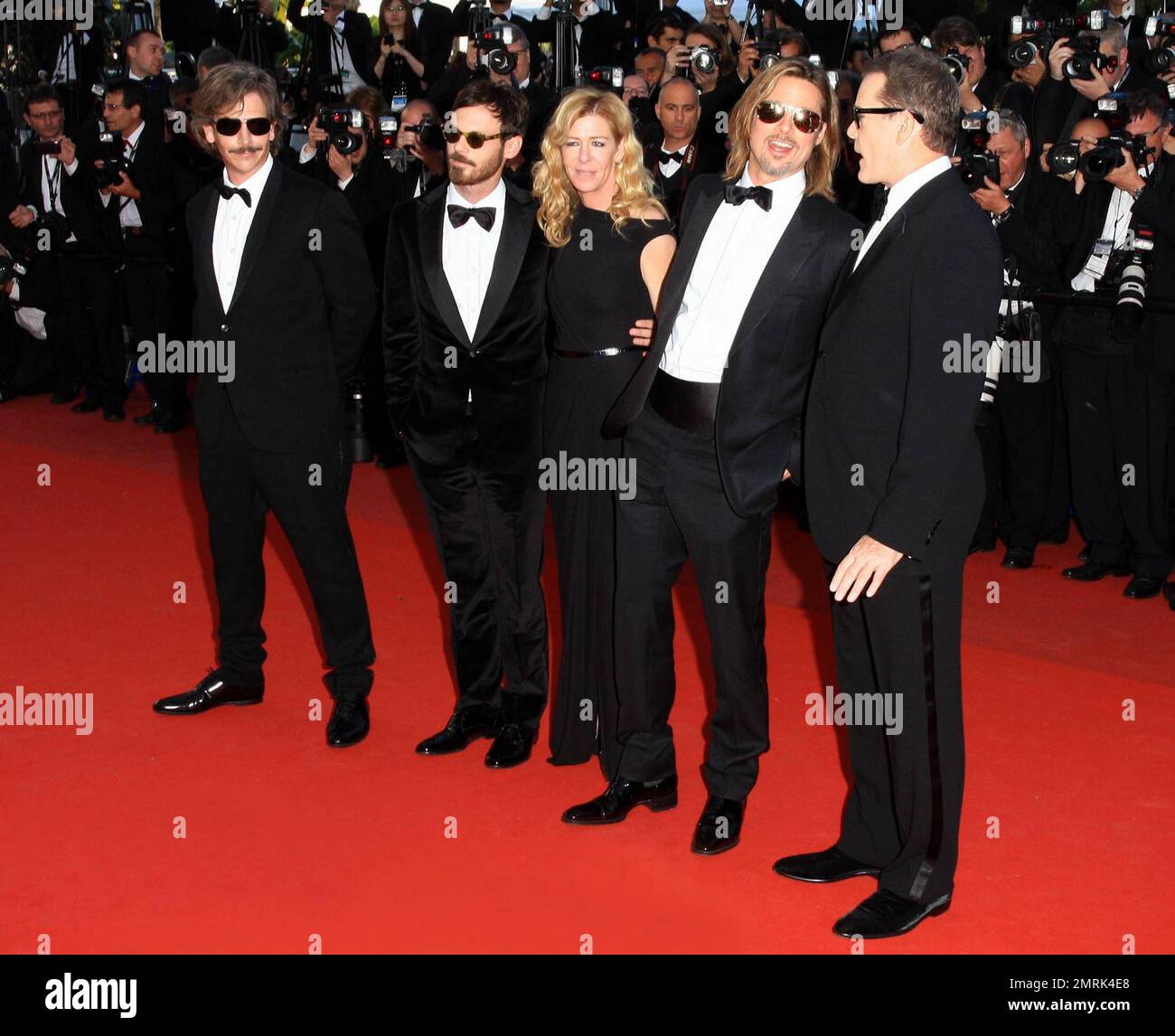 Ben Mendelsohn, Scoot McNairy, Dede Gardner, Brad Pitt, Ray Liotta at ...