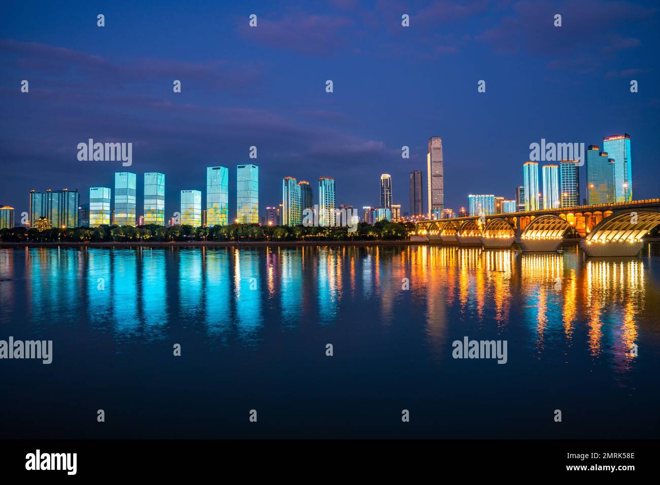 View of changsha city Stock Photo - Alamy