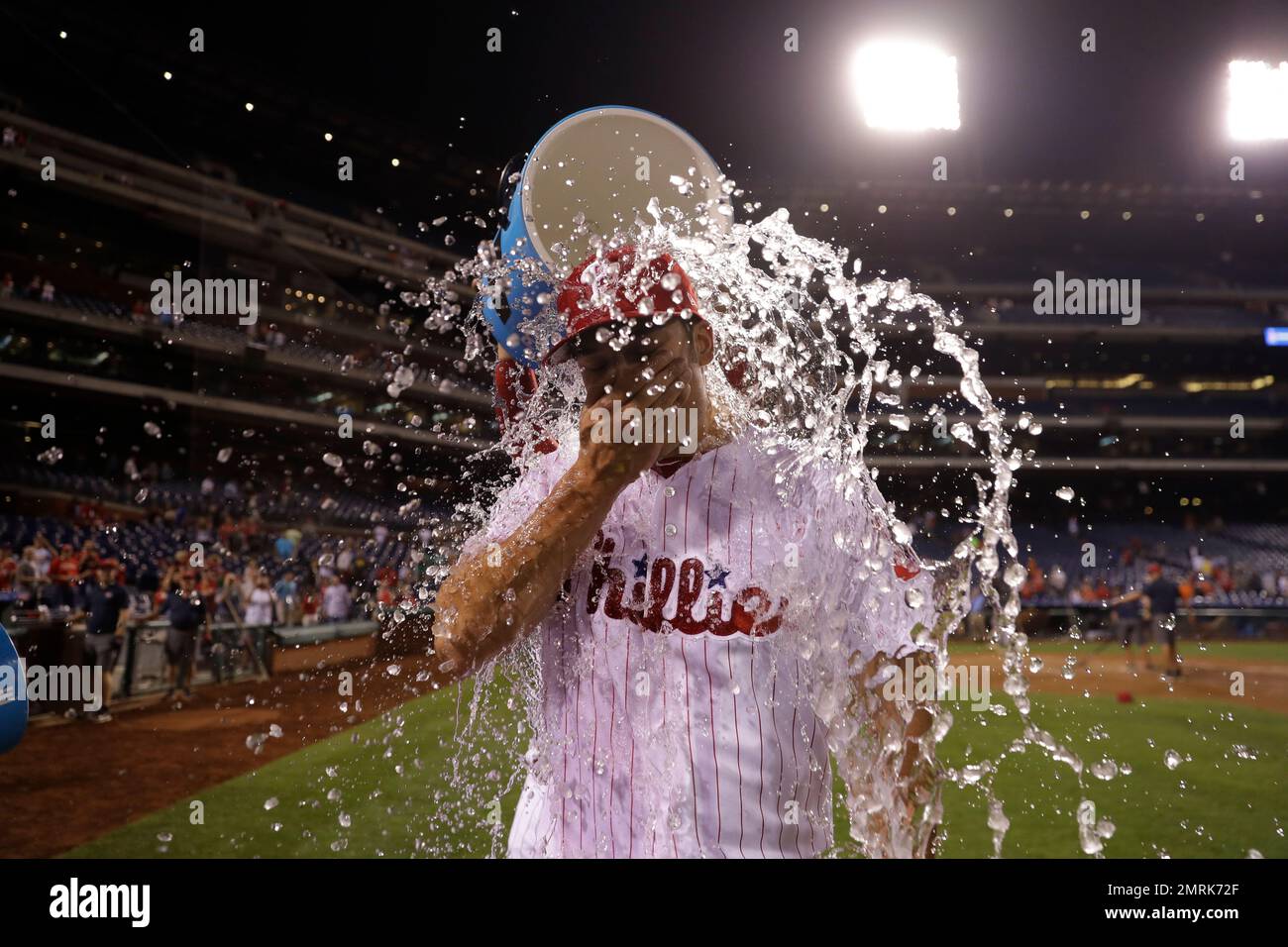 Philadelphia Phillies' Cameron Perkins in action during a baseball game ...