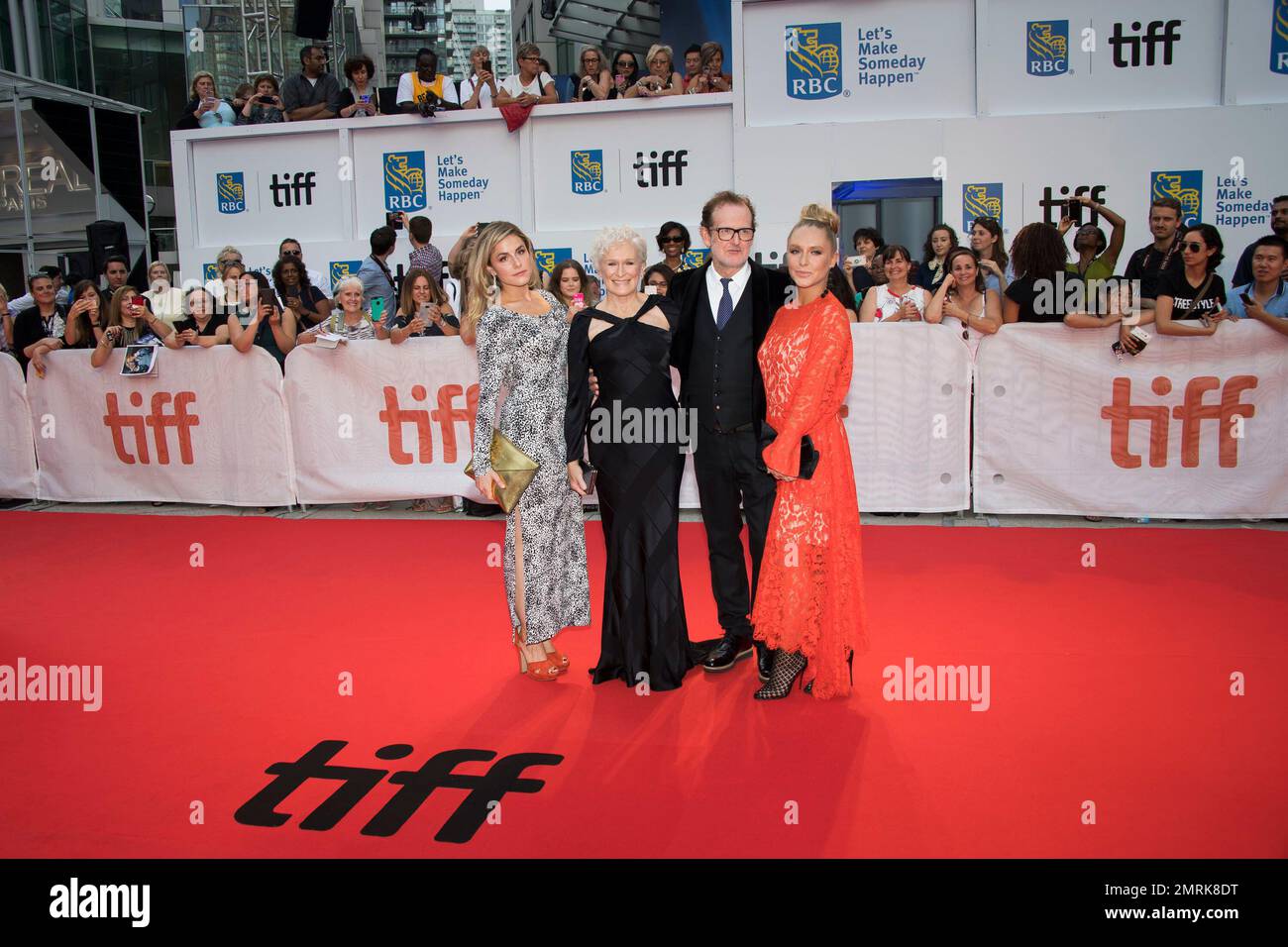 From left, actresses Alix Wilton Regan and Glenn Close, director Bjorn ...