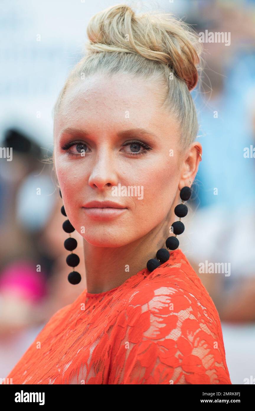 Actress Annie Starke attends the premiere for "The Wife" on day 8 of ...