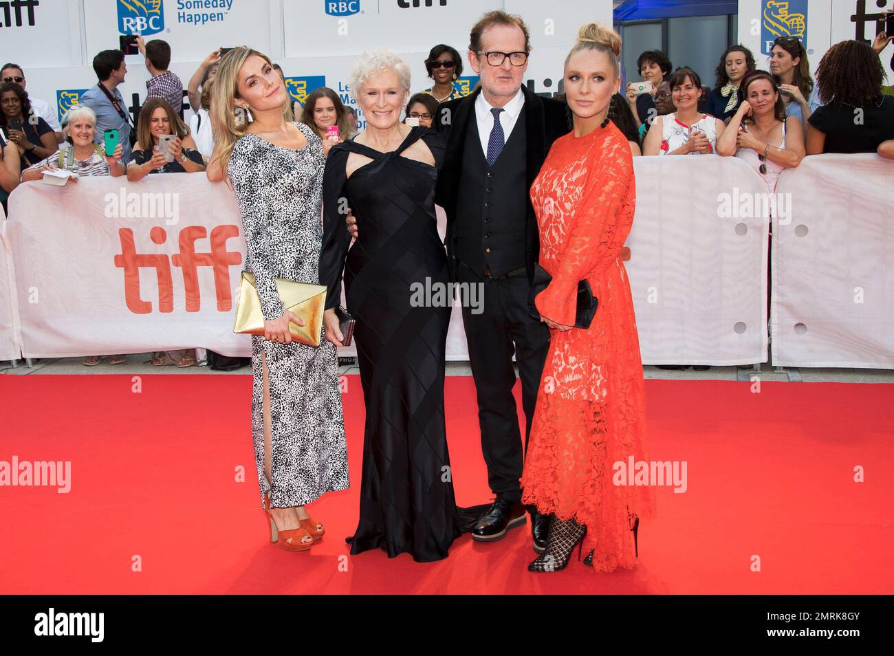 From left, actresses Alix Wilton Regan and Glenn Close, director Bjorn ...