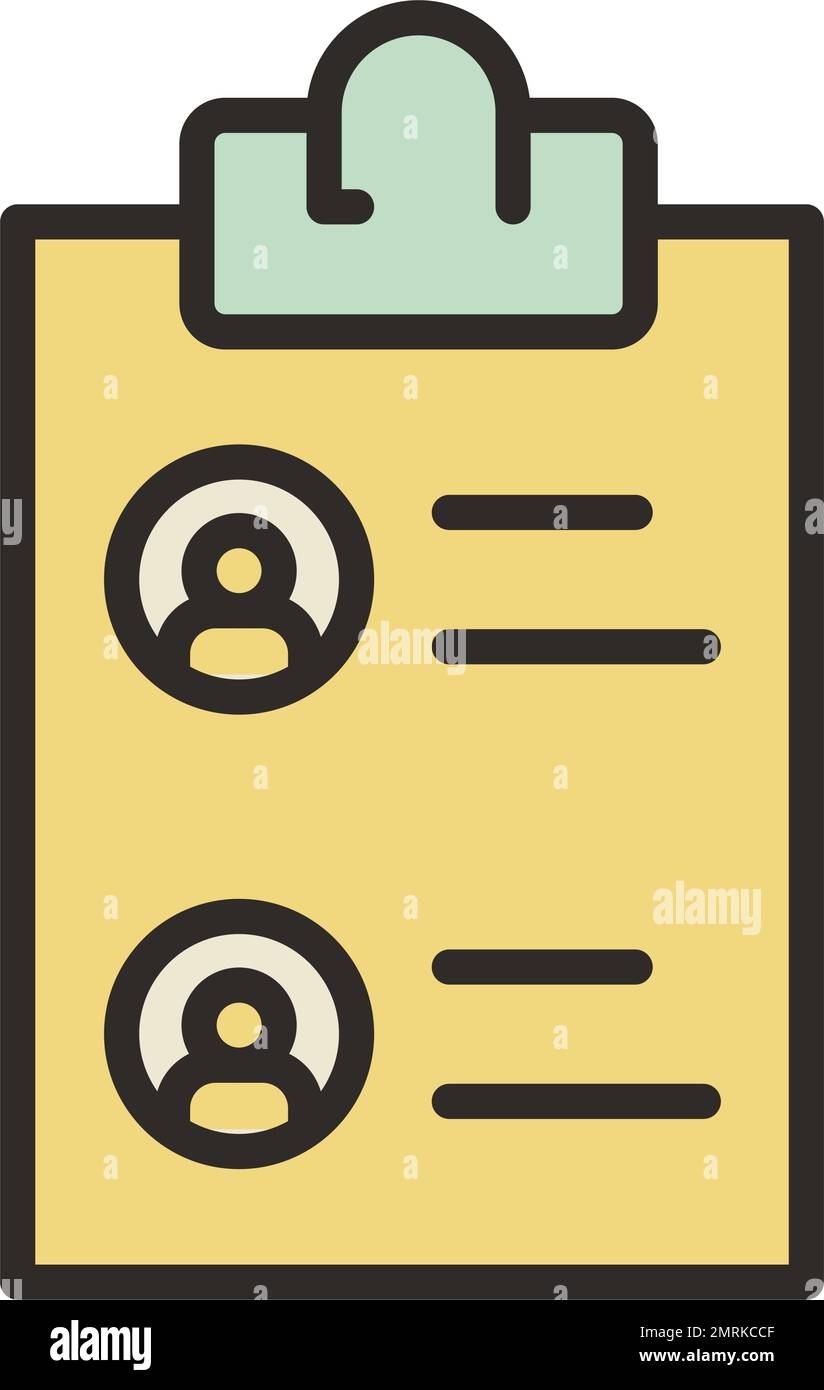 Personal data board vector. Resume clipboard icon. Bank customer credit ...