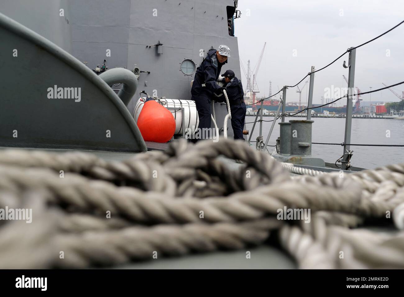 Special Sea Duty (SSD) men onboard the Republic of Singapore Ship ...