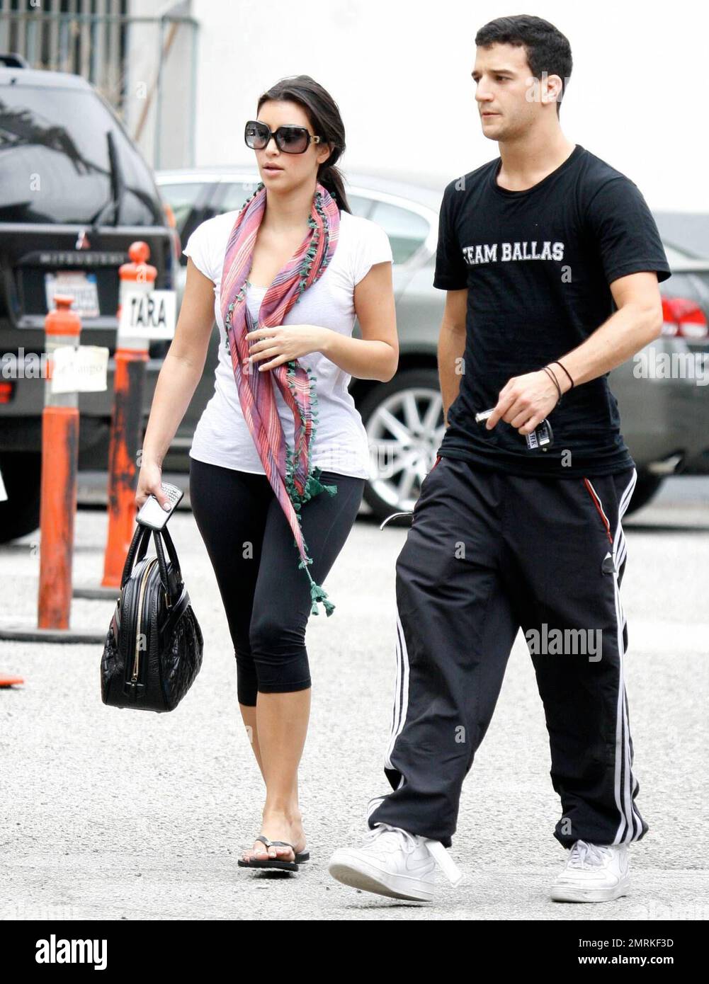 Kim Kardashian and dance partner Mark Ballas leave rehearsal for ...