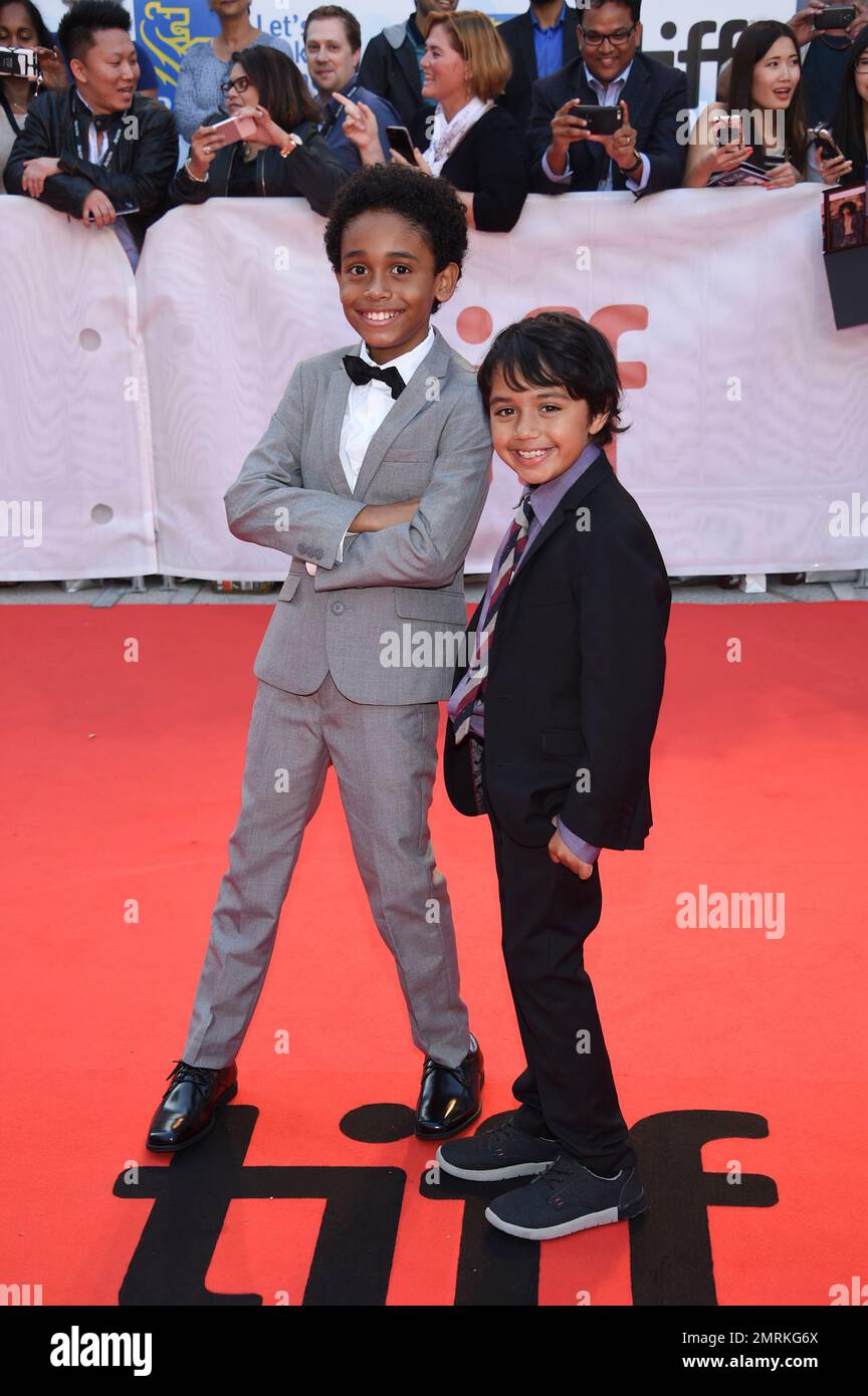Actors Reece Cody, left, and Callan Farris attend the premiere for ...
