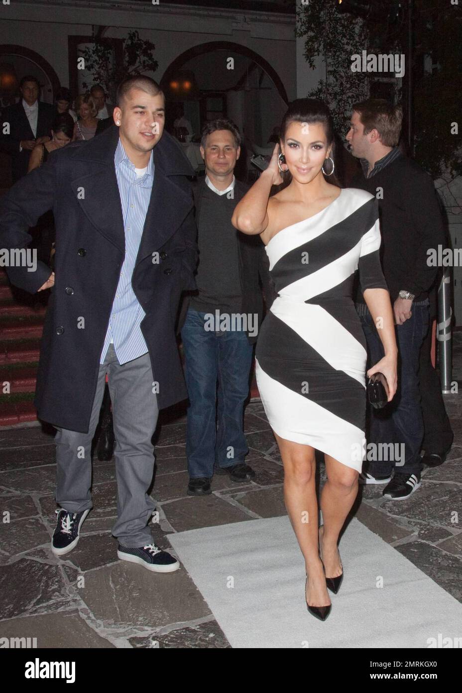 American socialite and television personality, Kim Kardashian, attends ...