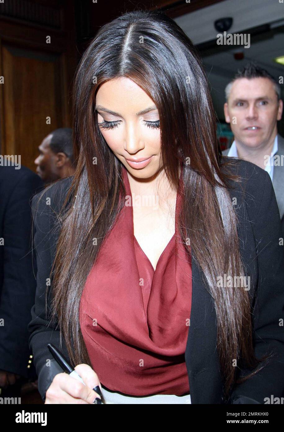 Kim Kardashian looks stunning, as usual, while leaving BBC Radio 1 ...