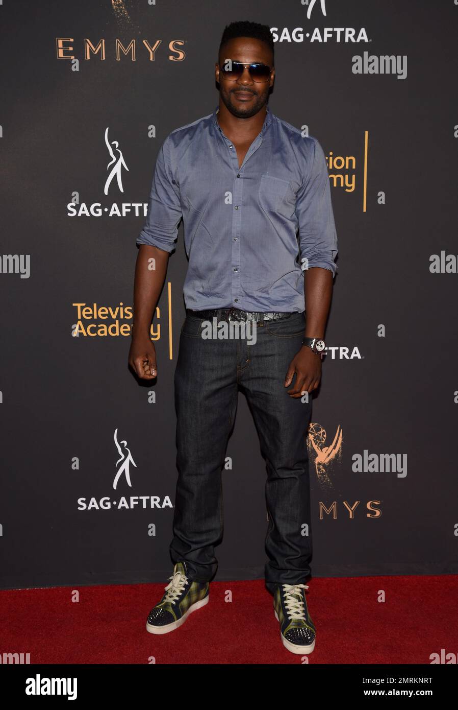 Duane Henry arrives at the 2017 Dynamic and Diverse Emmy Nominee ...