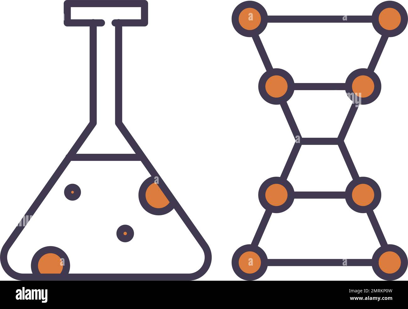 Science vector. Medical laboratory icon. Chemistry, biology and ...