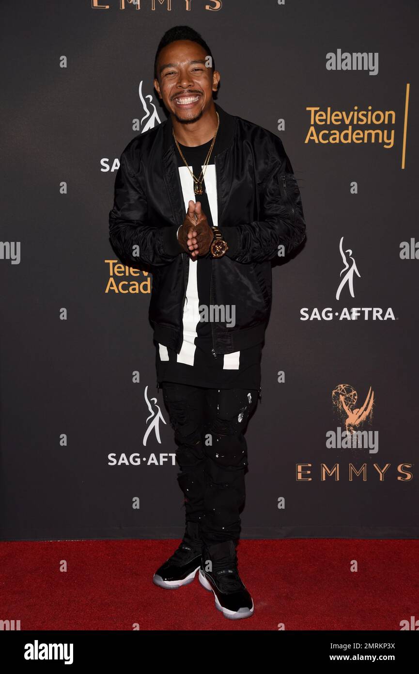 Allen Maldonado arrives at the 2017 Dynamic and Diverse Emmy Nominee ...