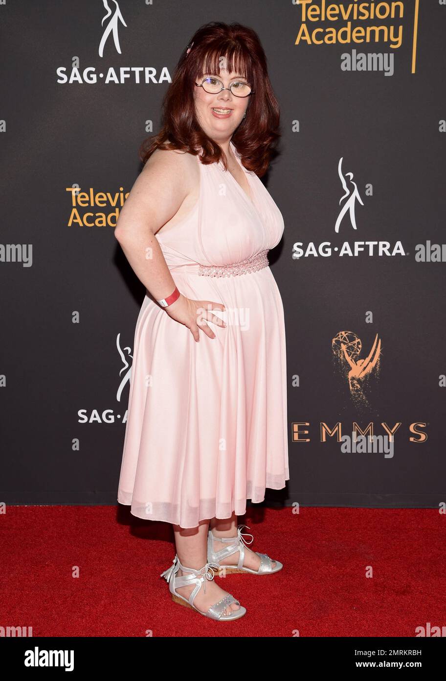 Rachel Osterbach arrives at the 2017 Dynamic and Diverse Emmy Nominee ...