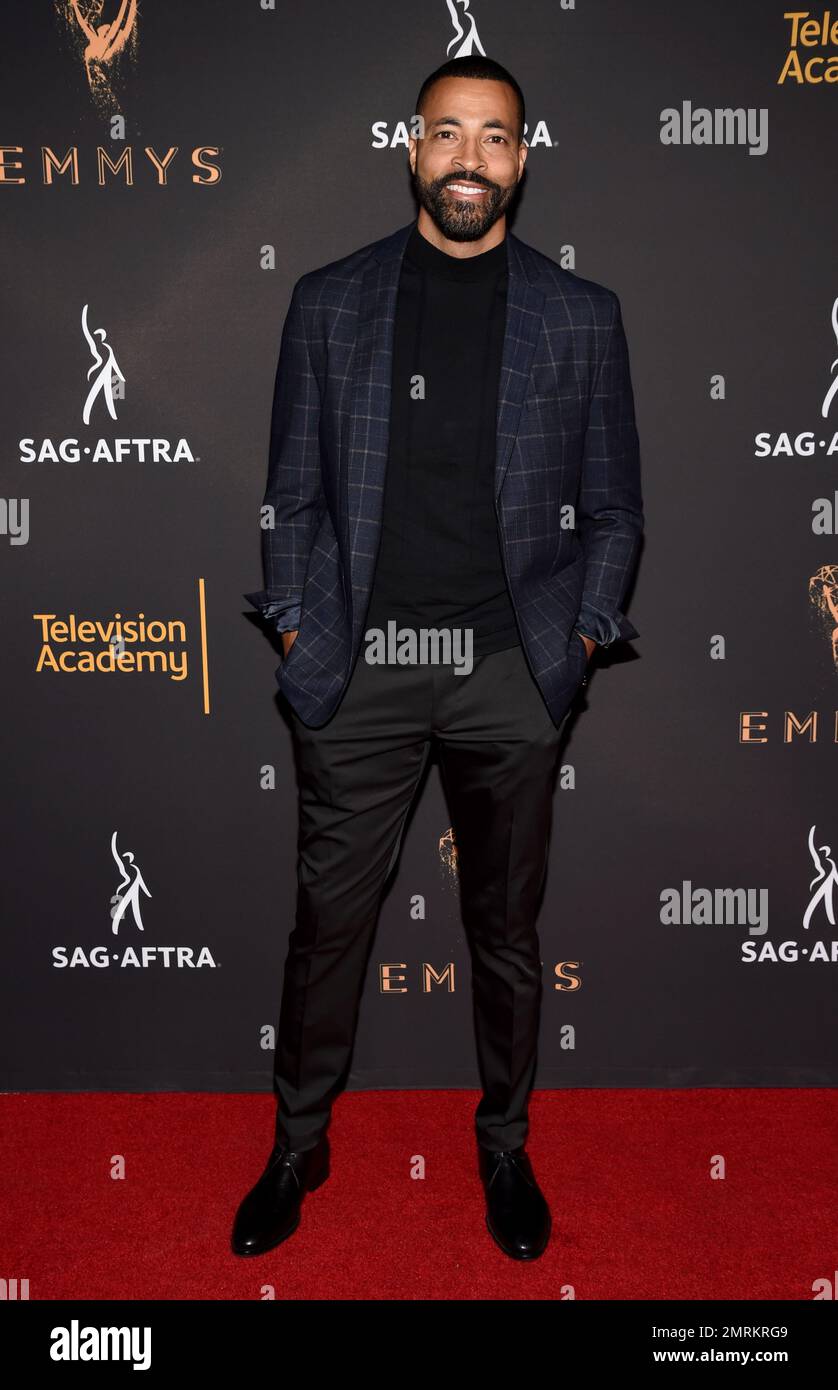 Timon Kyle Durrett arrives at the 2017 Dynamic and Diverse Emmy Nominee ...