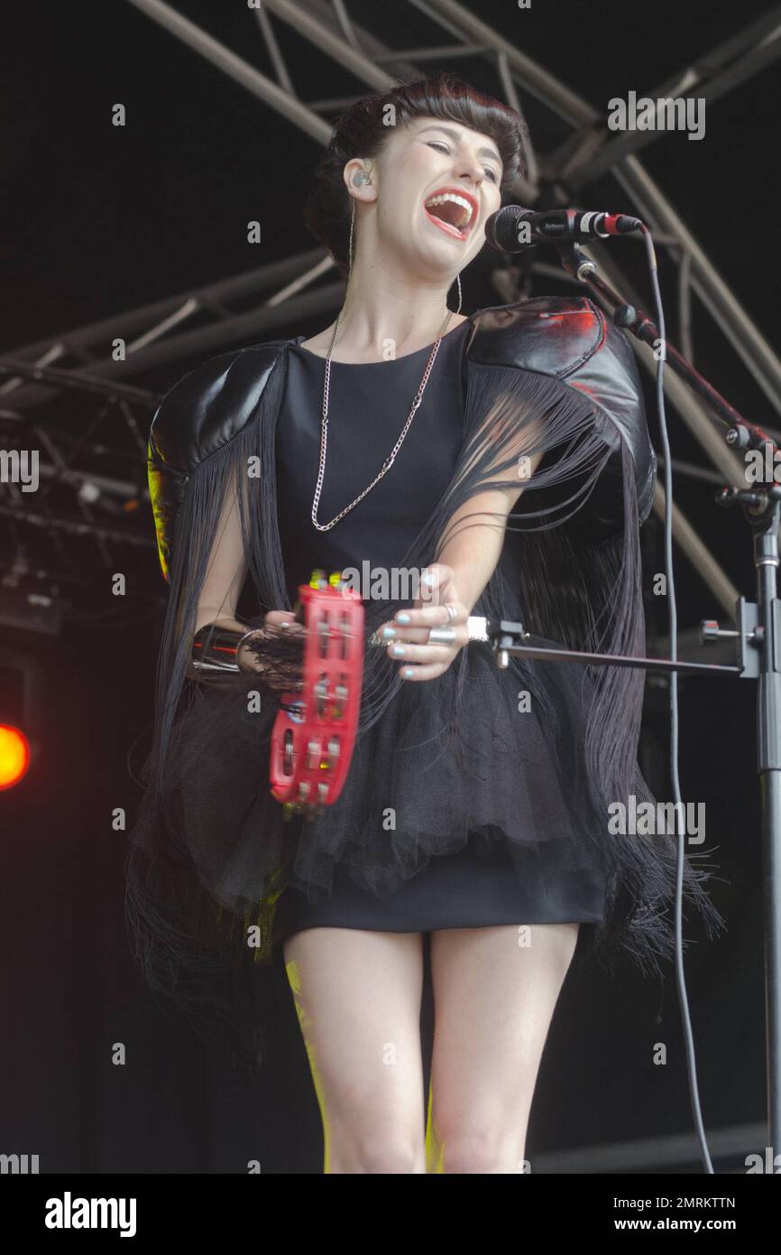 Kimbra performs live in concert at the 2012 Big Day Out held at the ...