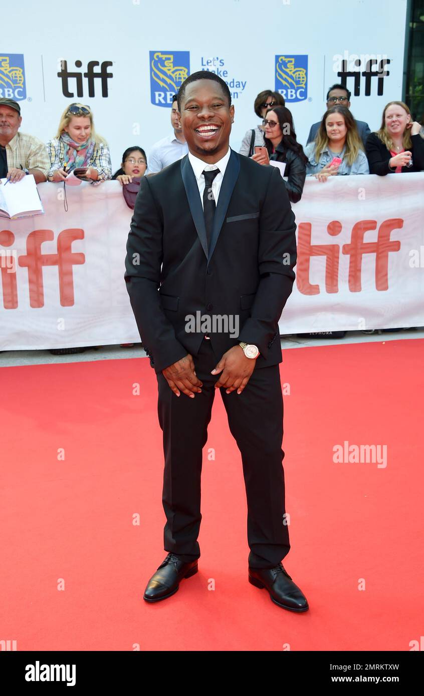 Actor Jason Mitchell attends the premiere for "Mudbound" on day 6 of ...