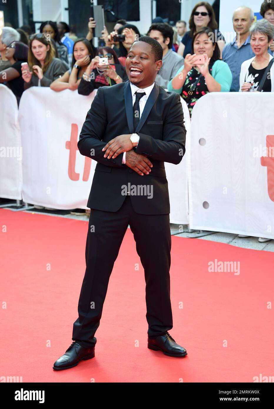Actor Jason Mitchell attends the premiere for "Mudbound" on day 6 of ...