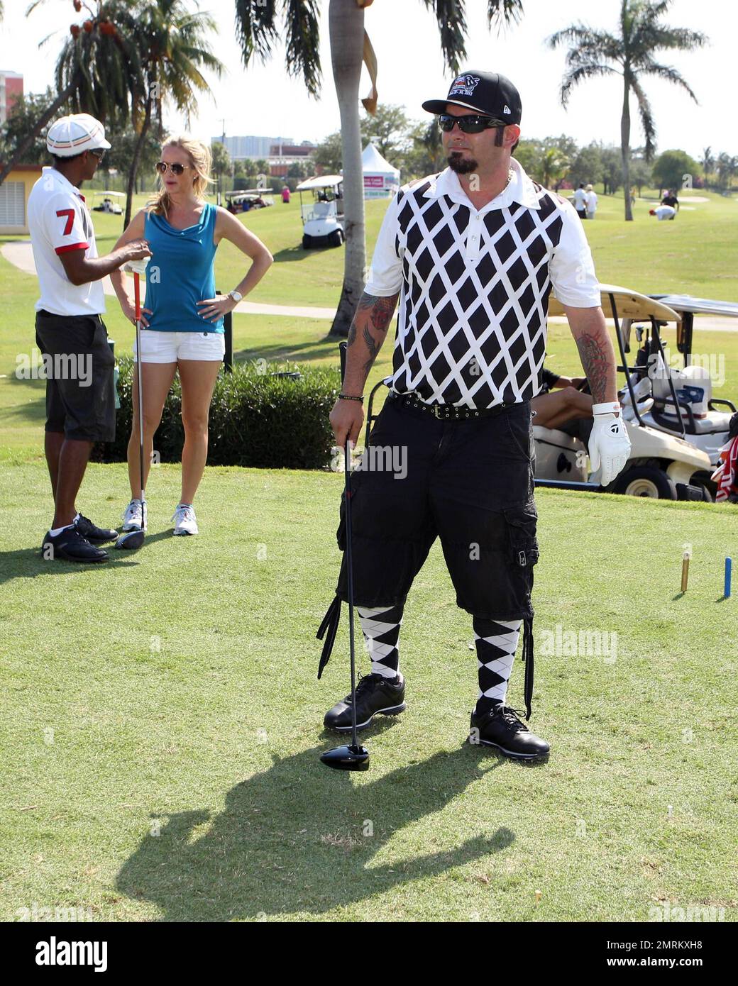 Former member of the boy band 'N Sync' Chris Kirkpatrick is seen ...