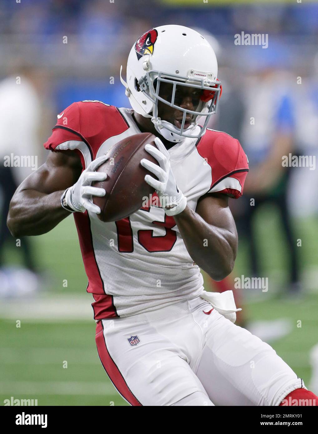 Arizona Cardinals wide receiver Jaron Brown (13) make a catch during ...