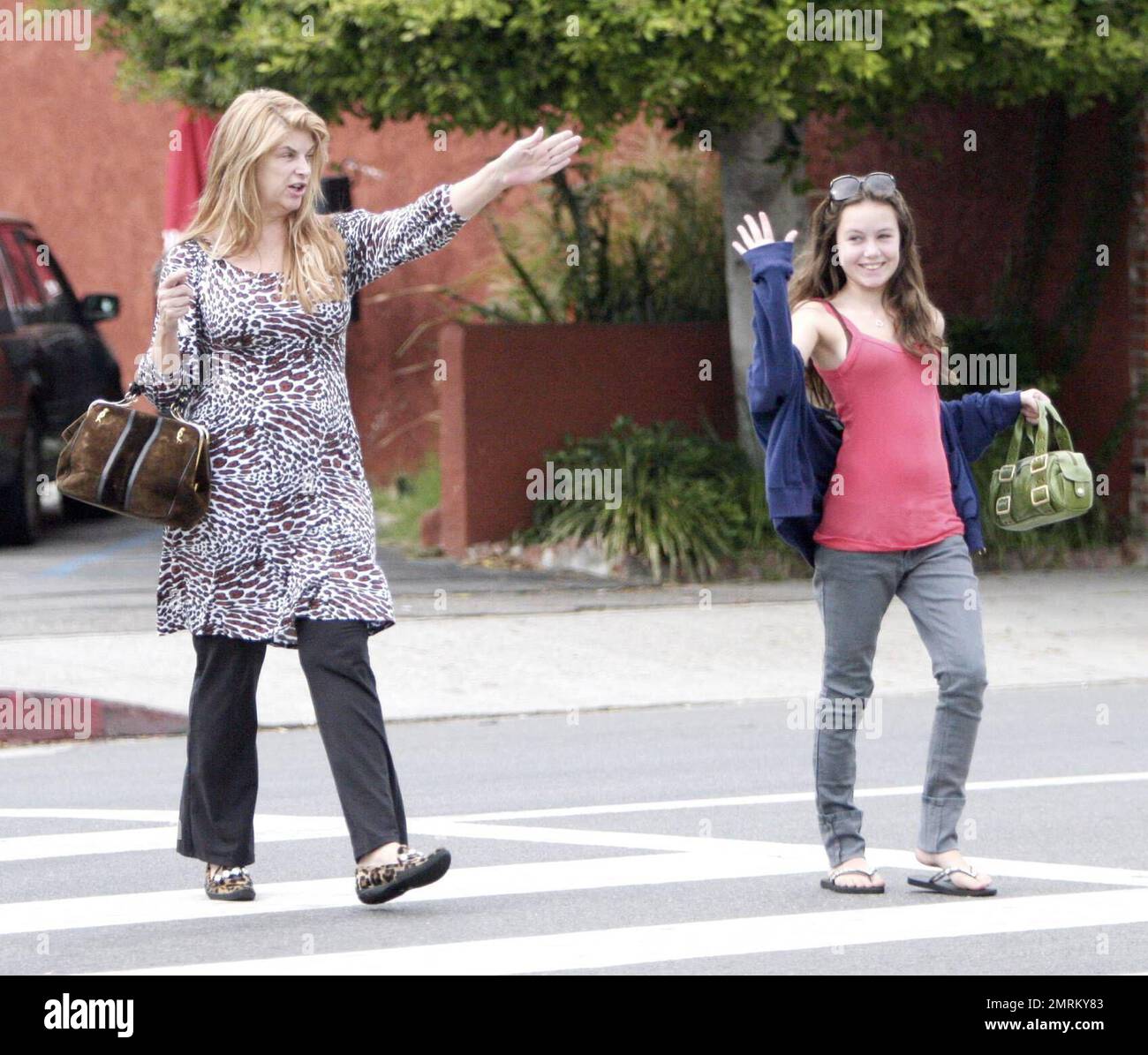 Exclusive!! Kirstie Alley flaunts her new figure in a skin tight outfit ...