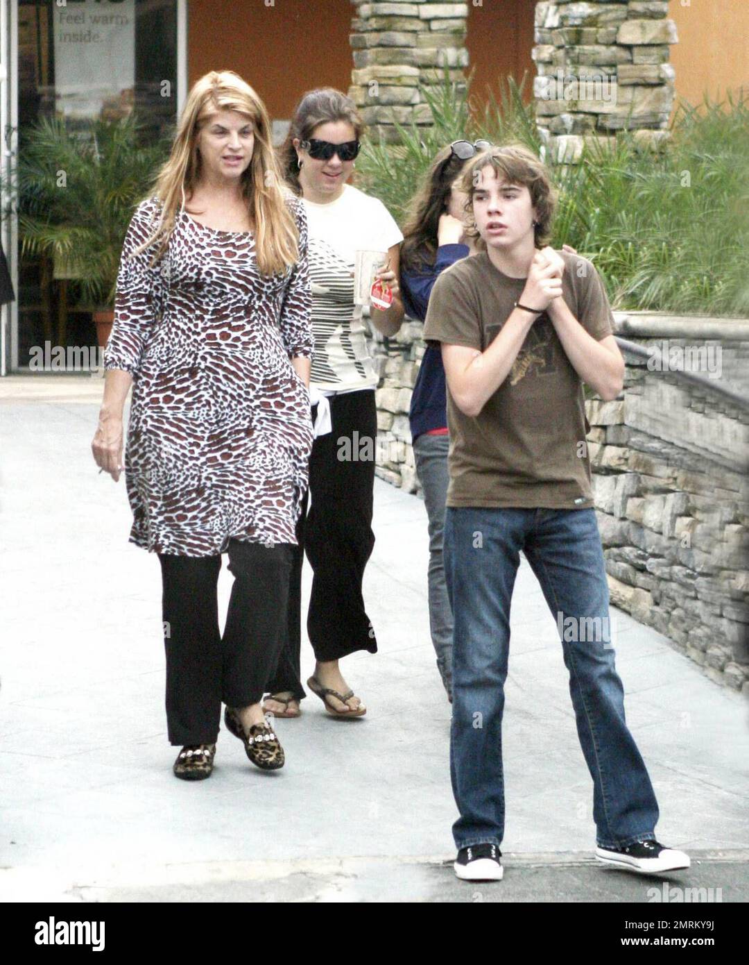 Exclusive!! Kirstie Alley flaunts her new figure in a skin tight outfit ...