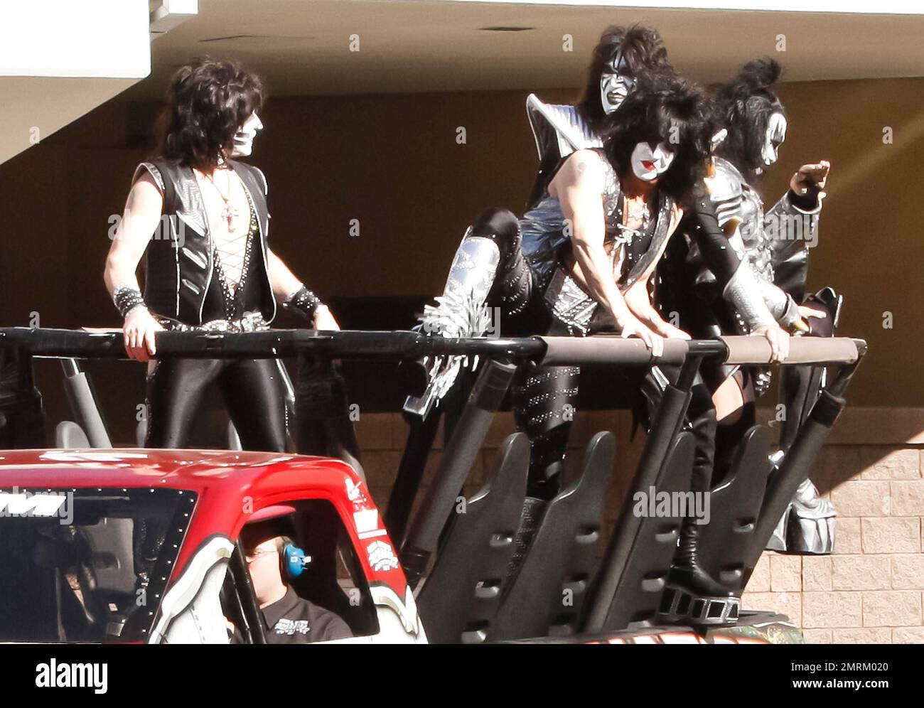 Eric Singer, Paul Stanley, Tommy Thayer and Gene Simmons of the metal ...