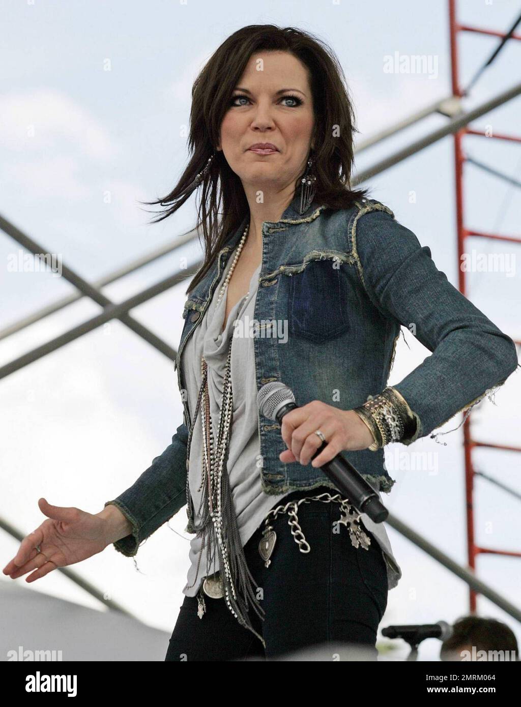 Country singer Martina McBride performs during the 2011 KISS Country 99 ...