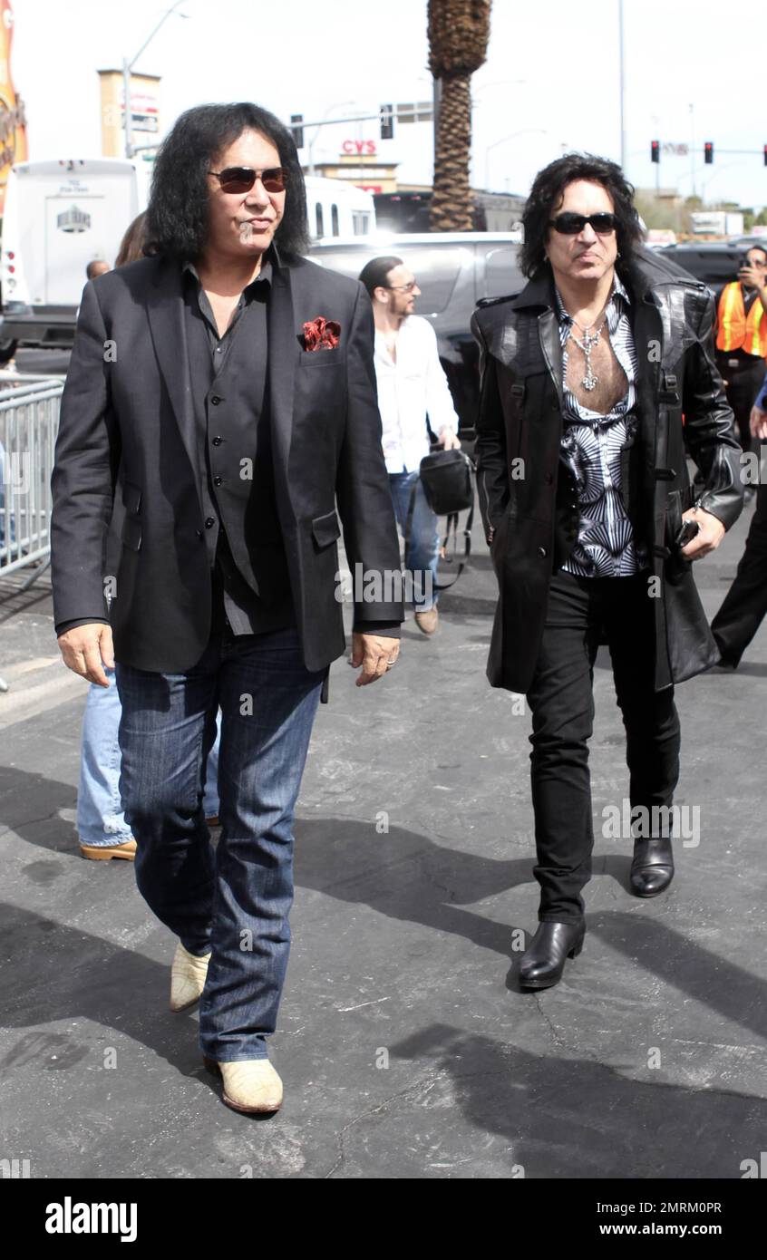 Gene Simmons and Paul Stanley attend the KISS by Monster Mini Golf ...