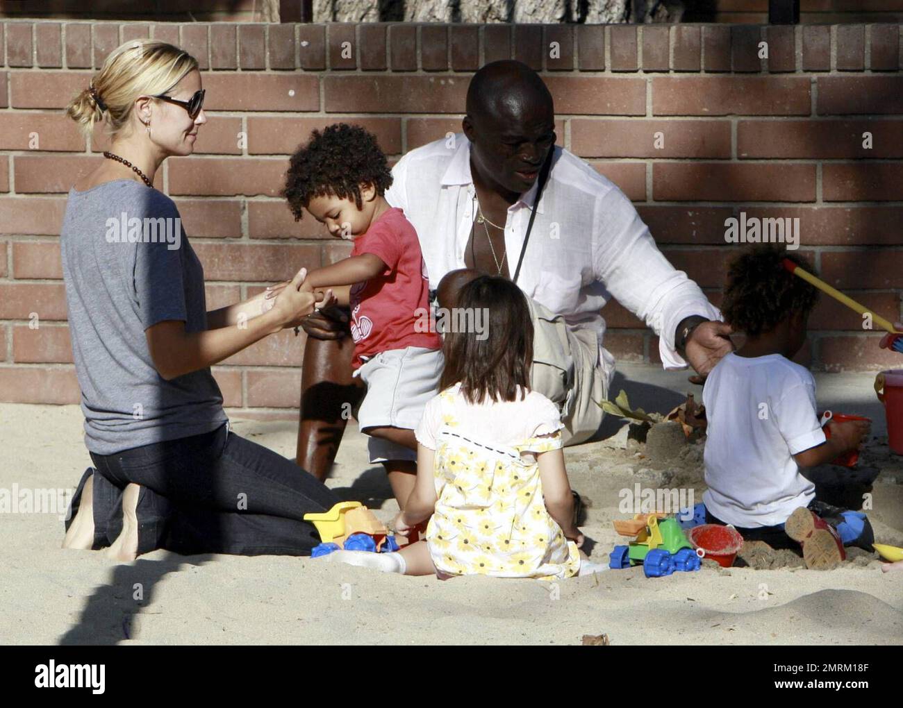 Supermodel Heidi Klum And Husband And Singer Seal Spend Quality Time