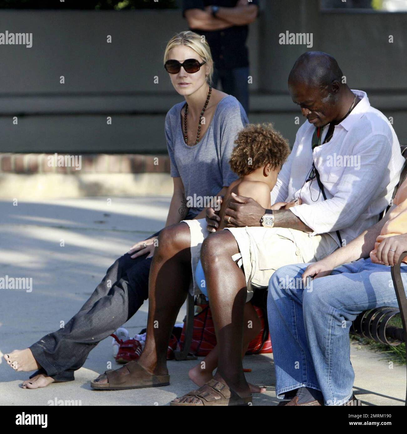 Supermodel Heidi Klum and husband and singer Seal spend quality time ...