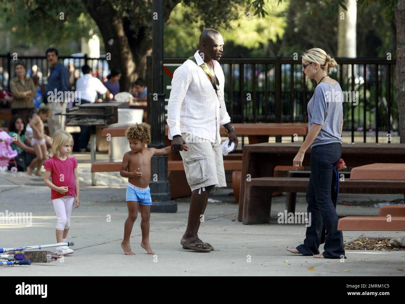 Supermodel Heidi Klum And Husband And Singer Seal Spend Quality Time