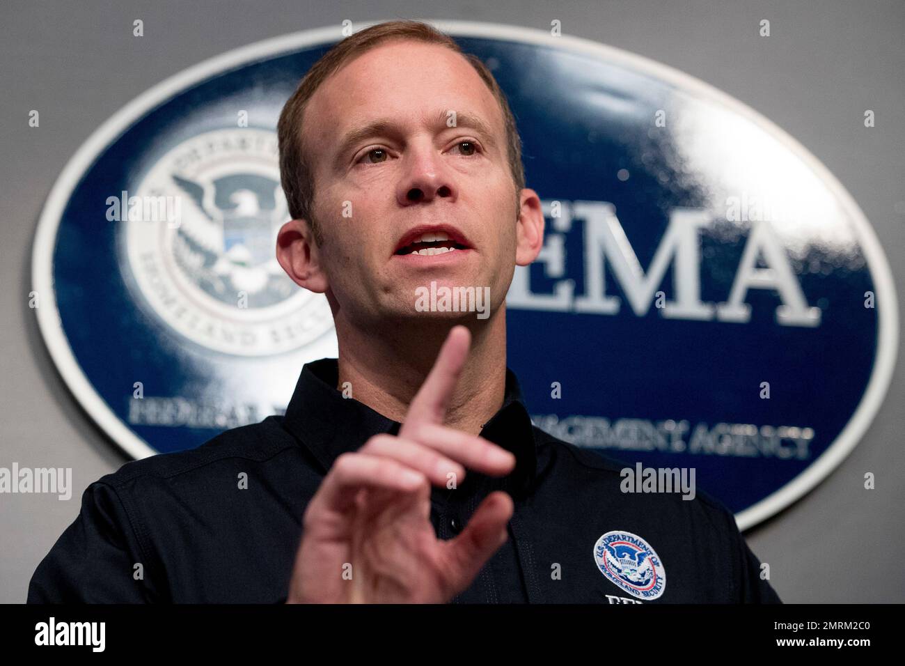 Federal Emergency Management Agency Administrator Brock Long speaks at ...
