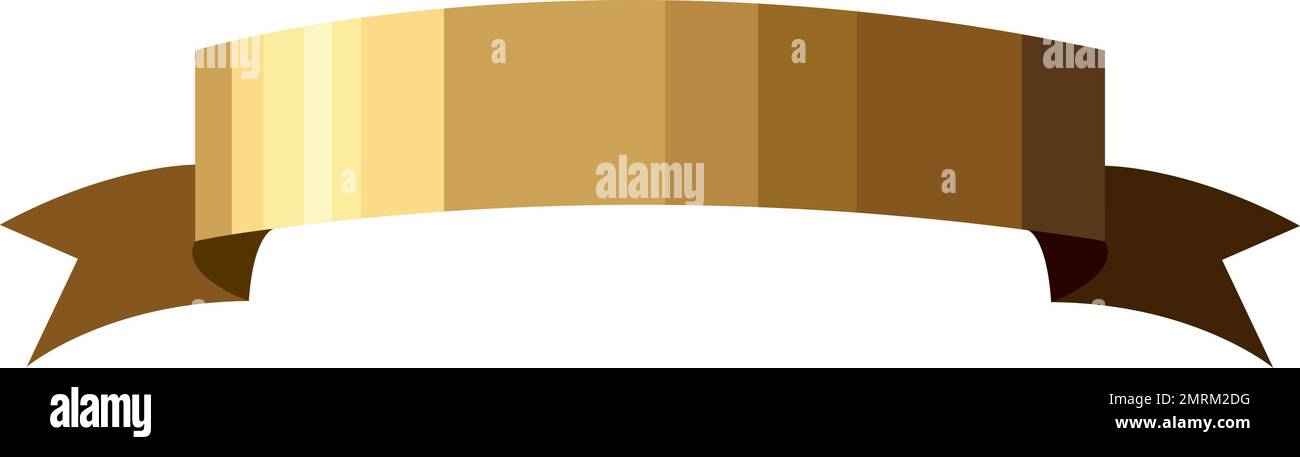 golden ribbon frame Stock Vector Image & Art - Alamy