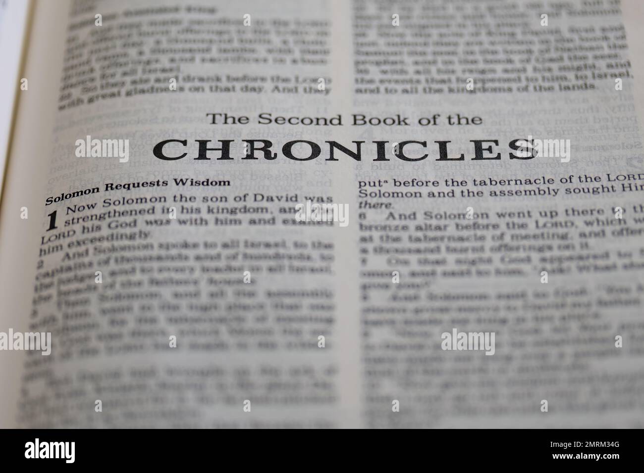 Second chronicles hi-res stock photography and images - Alamy