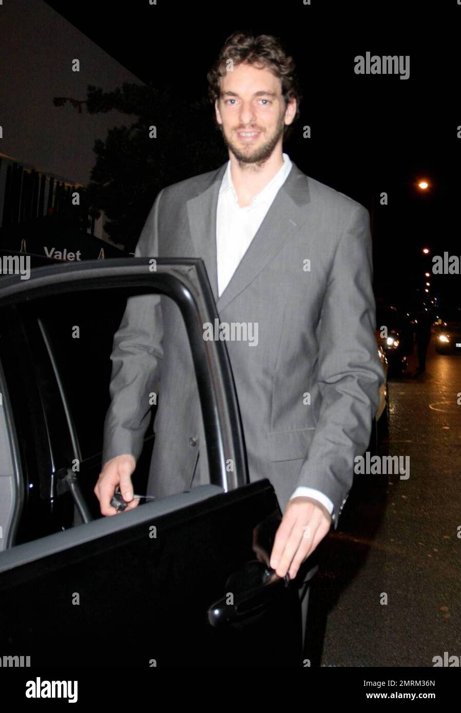 Paul Gasou arrives at the launch party for Kobe Bryant's "L'Uomo Vogue ...