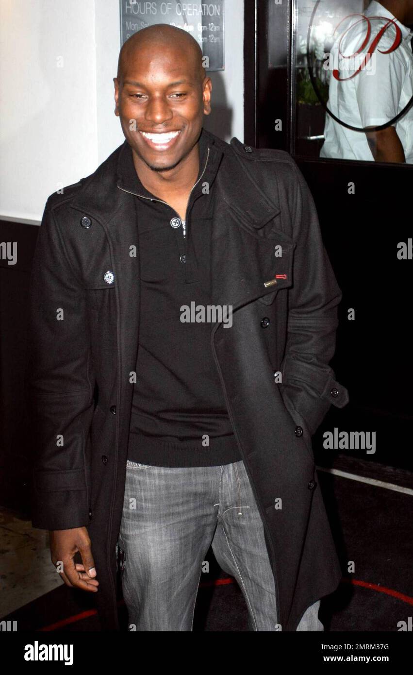 Tyrese Gibson arrives at the launch party for Kobe Bryant's "L'Uomo ...