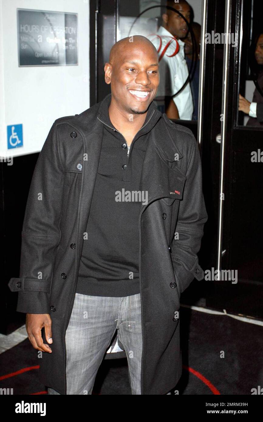 Tyrese Gibson arrives at the launch party for Kobe Bryant's "L'Uomo ...
