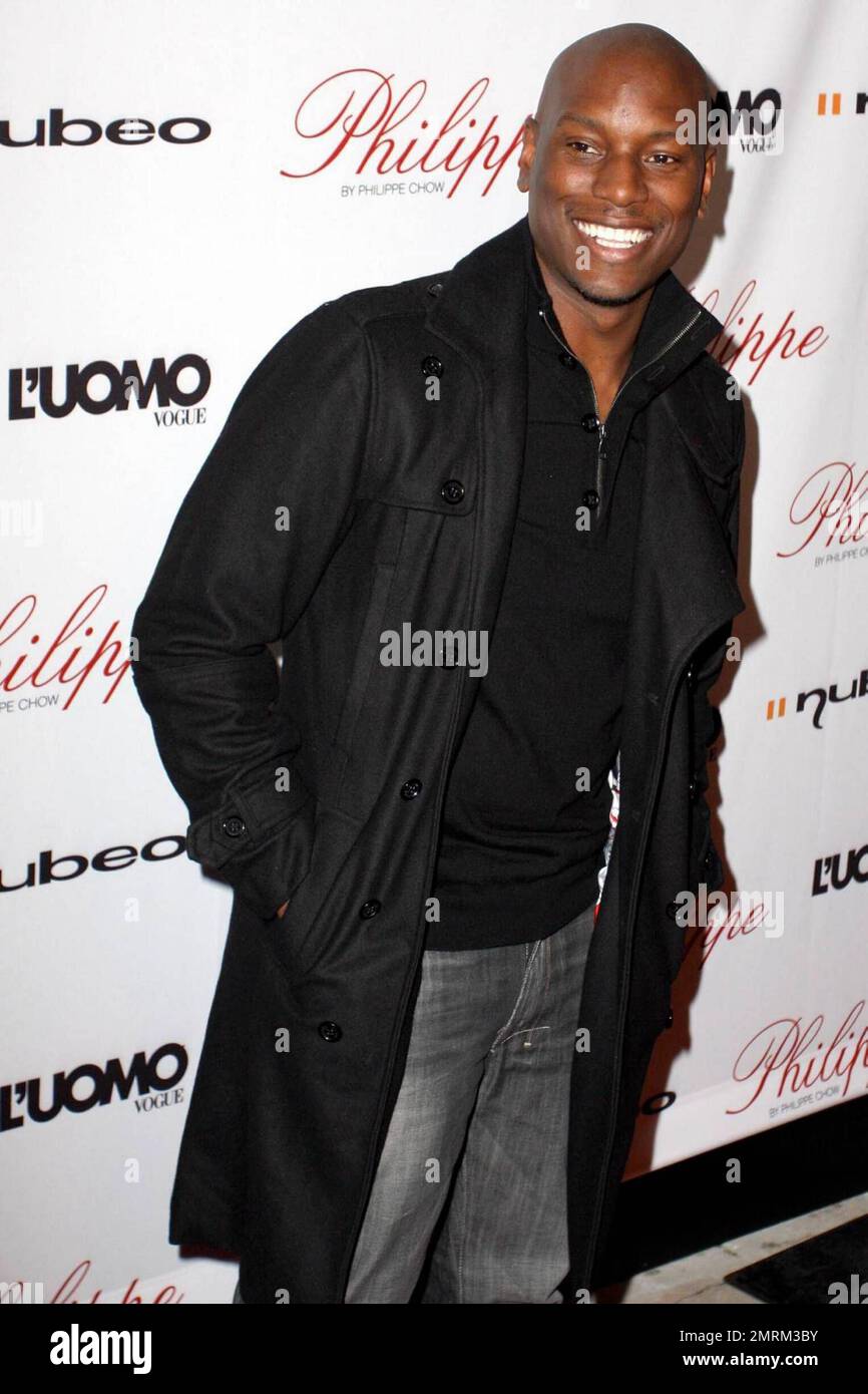 Tyrese Gibson arrives at the launch party for Kobe Bryant's "L'Uomo ...