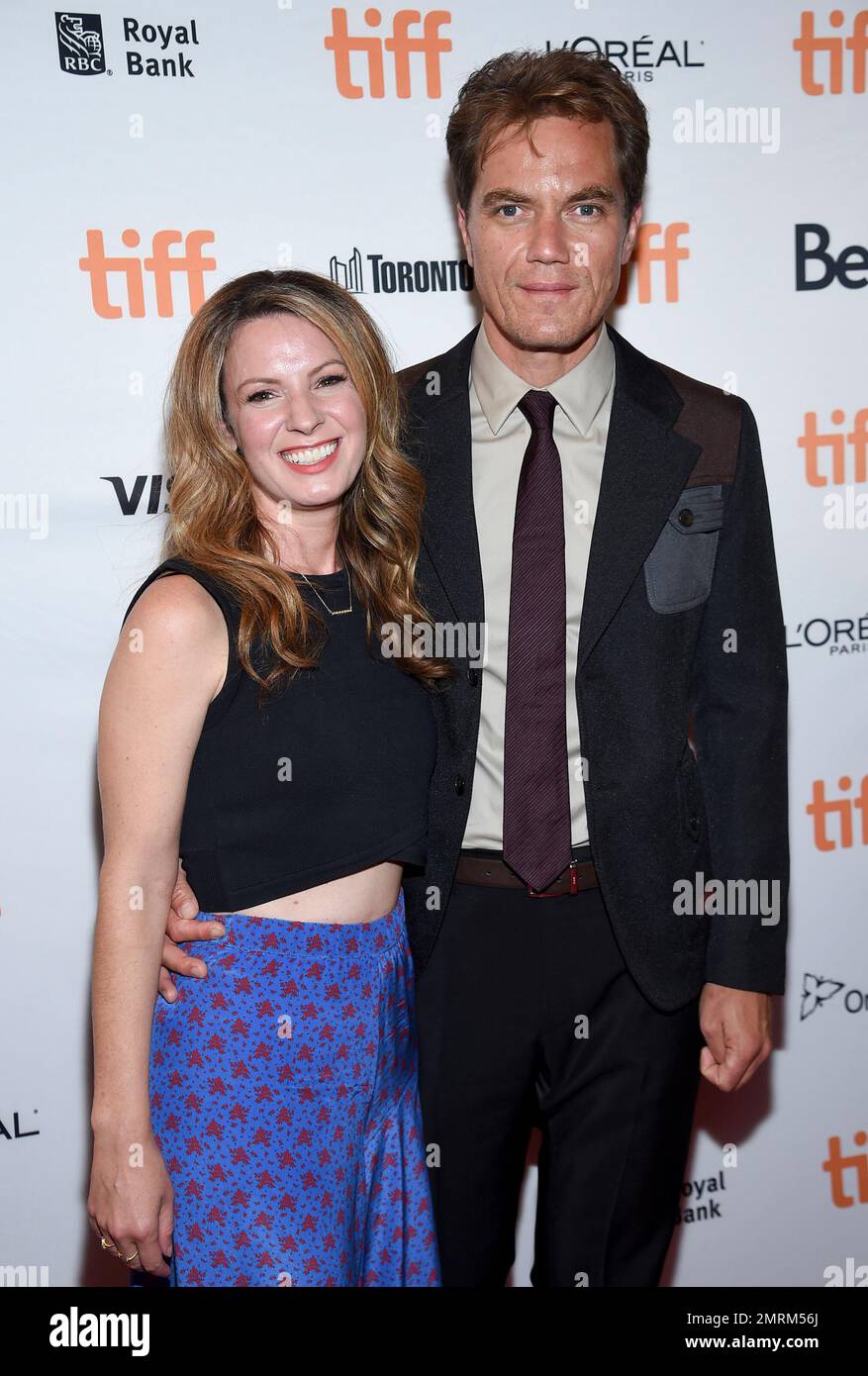 Actor Michael Shannon and girlfriend Kate Arrington attend the premiere ...