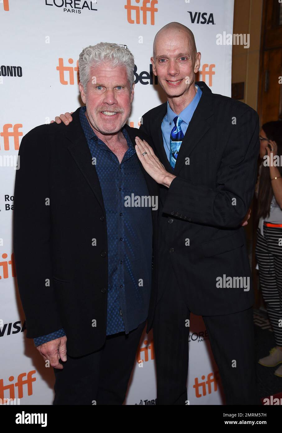 Actors Ron Perlman, left, and Doug Jones attend the premiere for "The ...