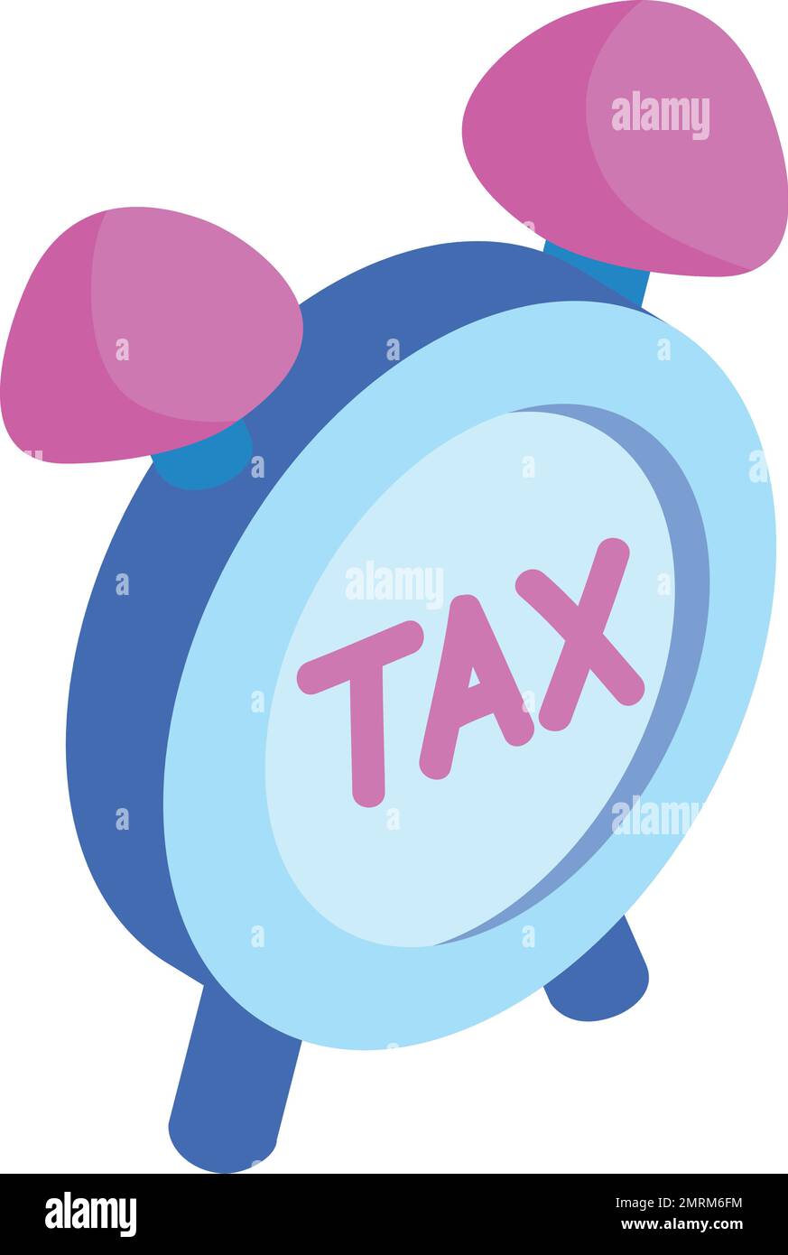 alarm clock tax day reminder Stock Vector Image & Art - Alamy