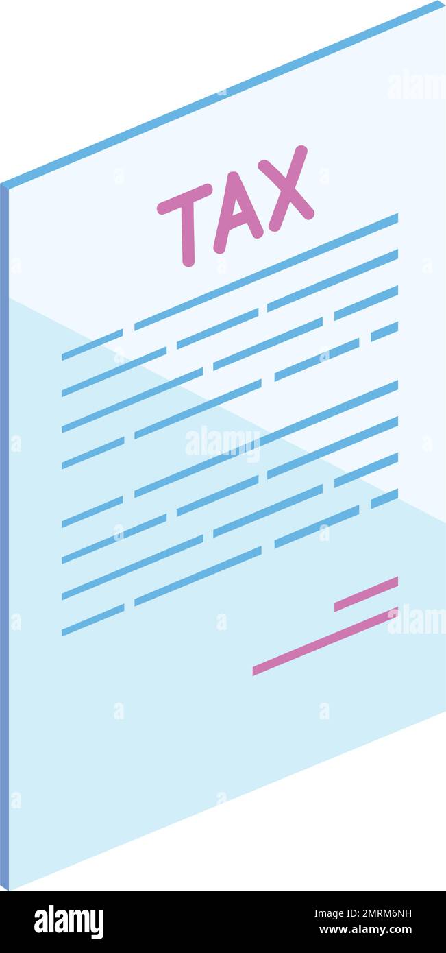 tax paper document Stock Vector Image & Art - Alamy