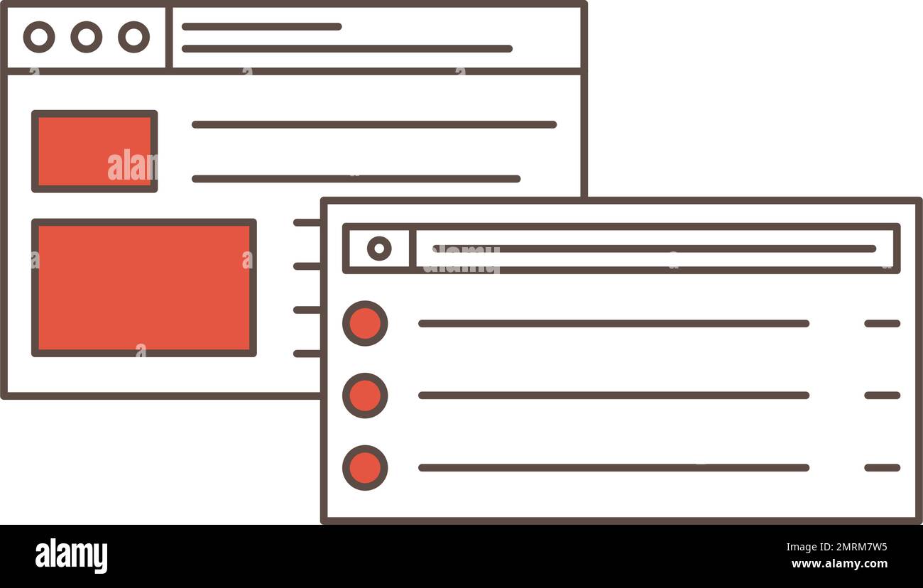 Business icon. Vector web service symbol. Flat outline design online ...