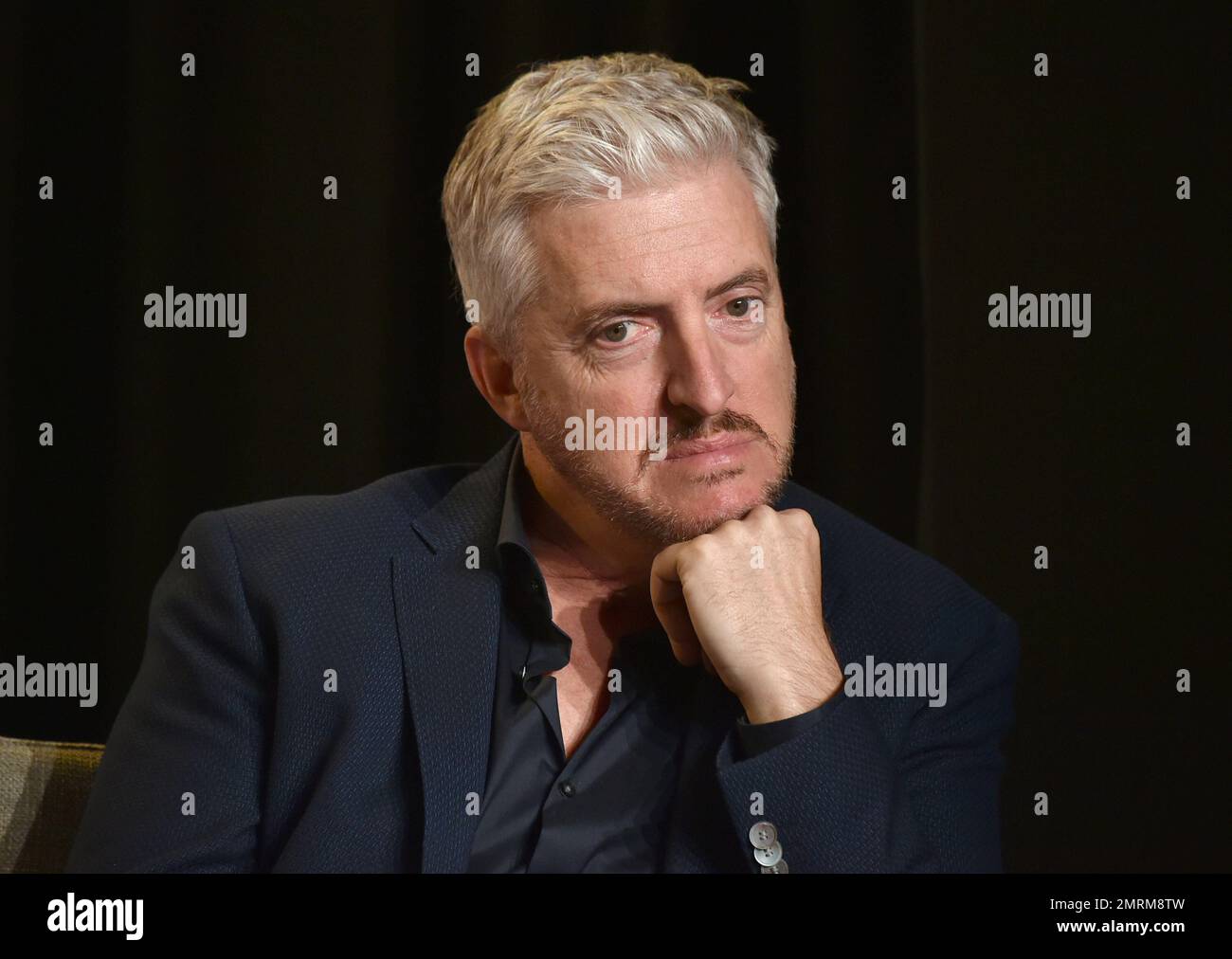 Anthony McCarten attends a press conference for "Darkest Hour" on day 5 ...