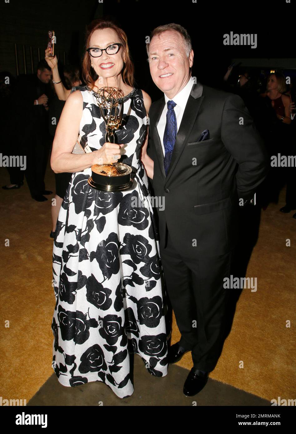 Patricia McLaughlin poses with the award for outstanding contemporary ...