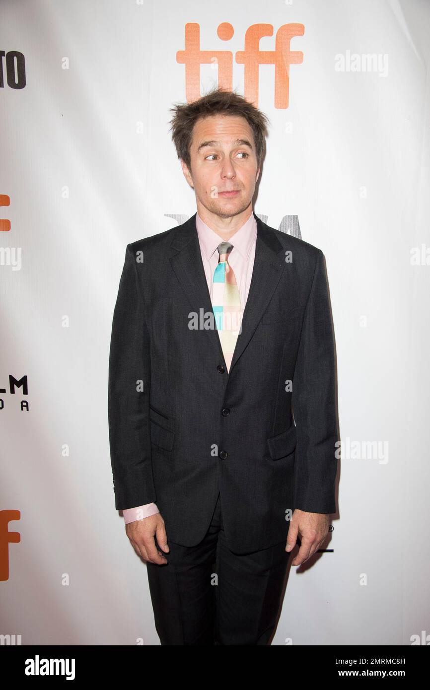Sam Rockwell attends a premiere for "Woman Walks Ahead" on day four of ...