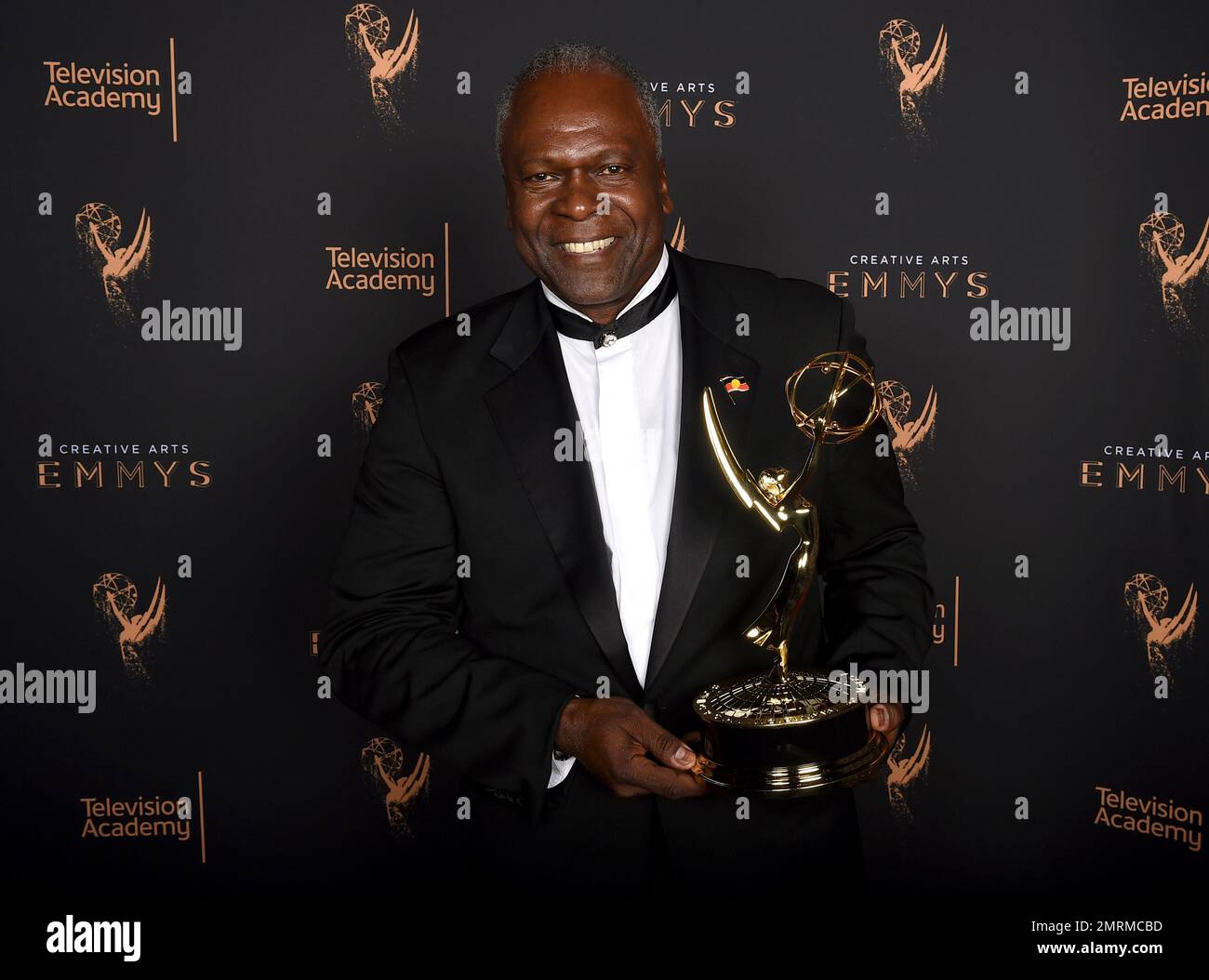 EXCLUSIVE - Kim Estes poses for a portrait with the award for ...