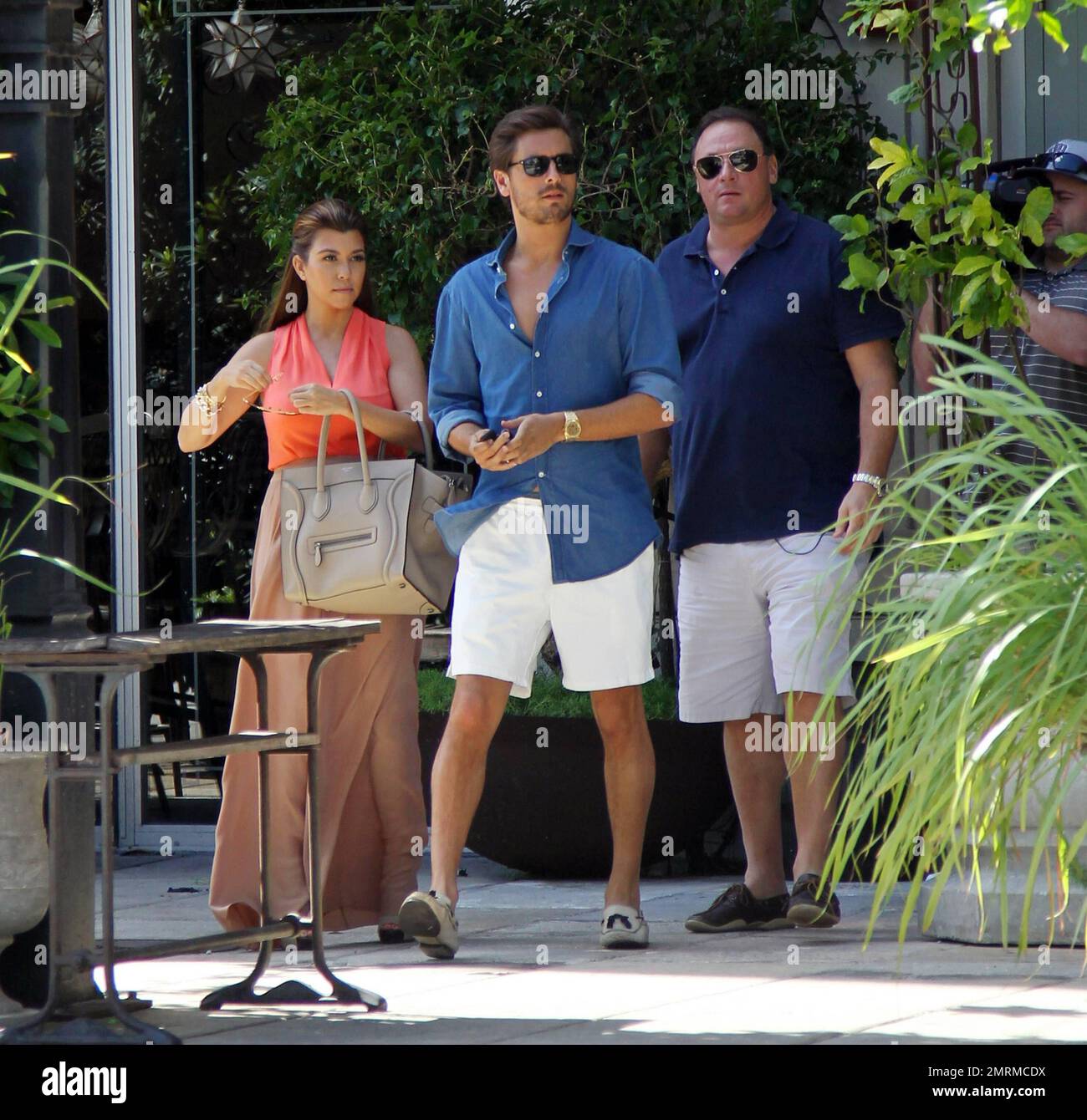 Kourtney Kardashian and partner Scott Disick were seen leaving ...