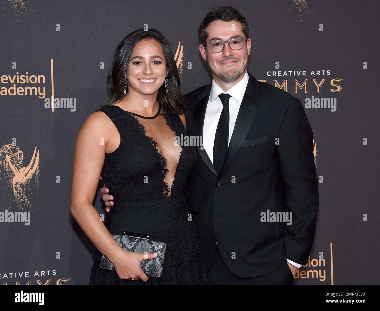 Meredith Allenick, left, and Josh Berger arrive at night two of the ...
