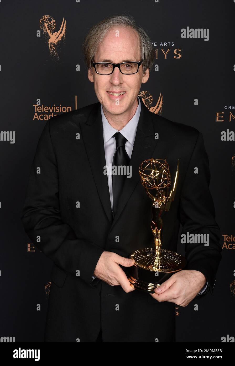 EXCLUSIVE - Jeff Beal poses for a portrait with the award for ...