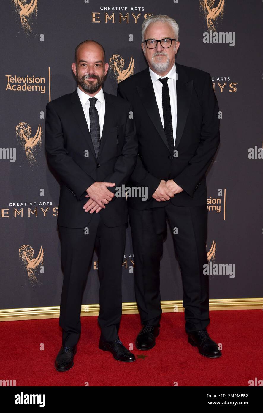 Adriano Goldman, left, and Martin Childs arrive at night two of the ...